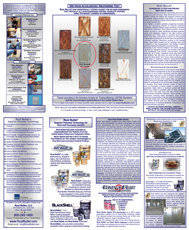 Brochure | PDF | Rust | Corrosion