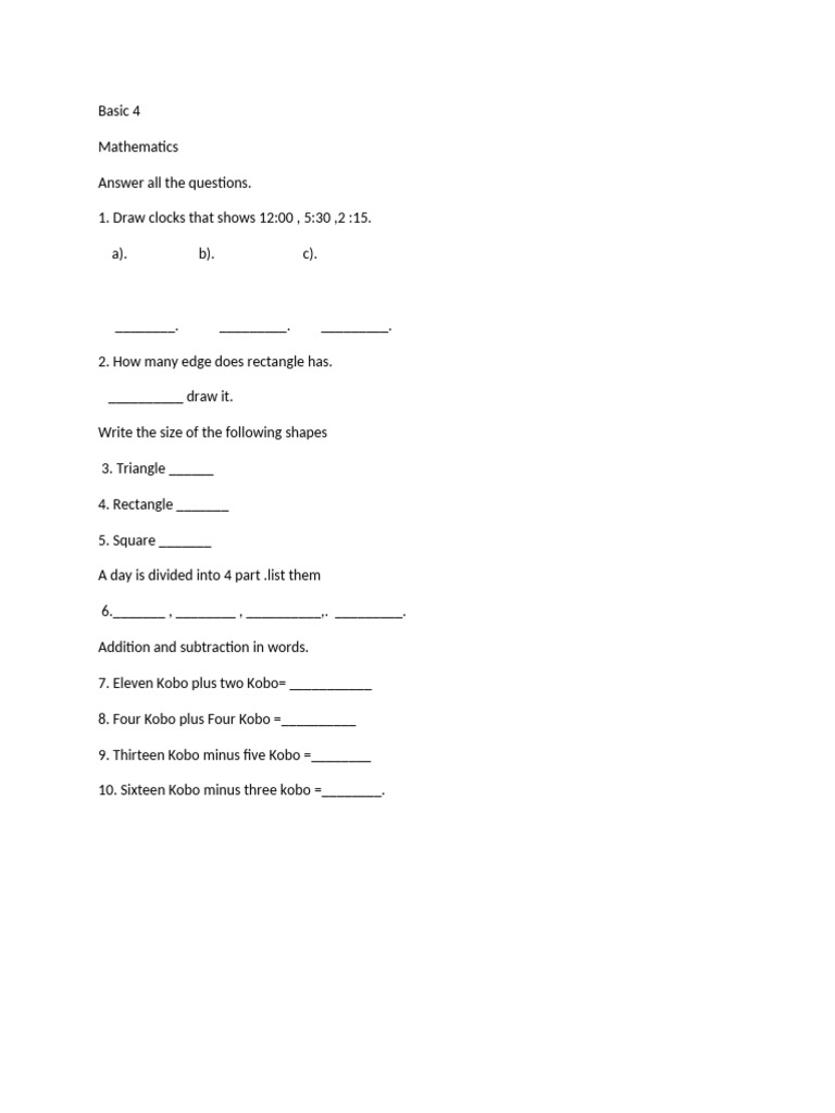 Basic 4-WPS Office | PDF