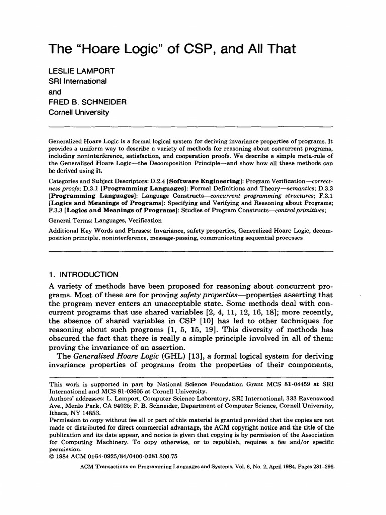 ghl | PDF | Logic | Computer Programming