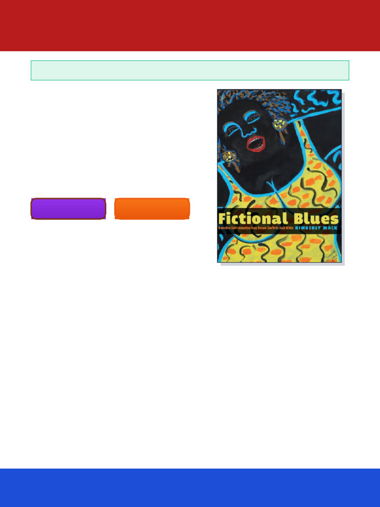 Fictional Blues Narrative Self Invention from Bessie Smith to Jack ...