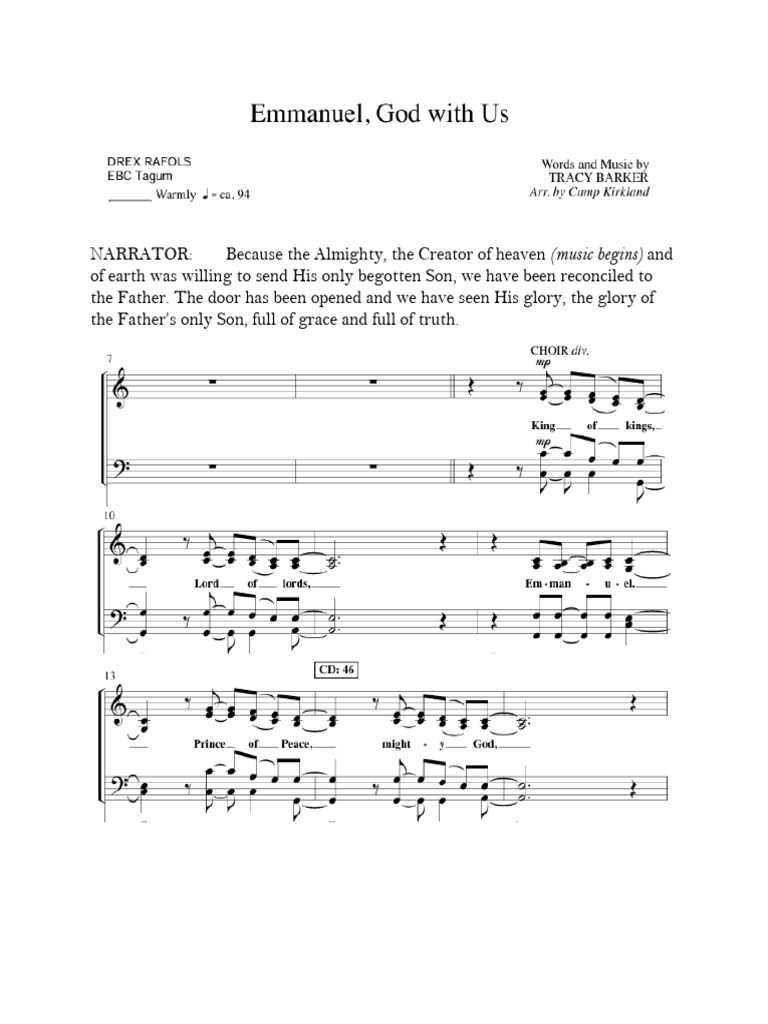 (Track 4) Emmanuel, God With Us | PDF