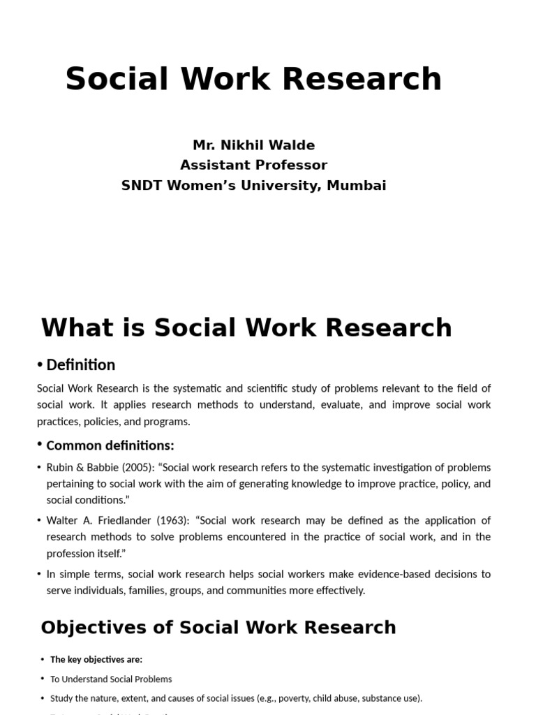 Understanding Social Work Research Methods | PDF | Sampling (Statistics ...