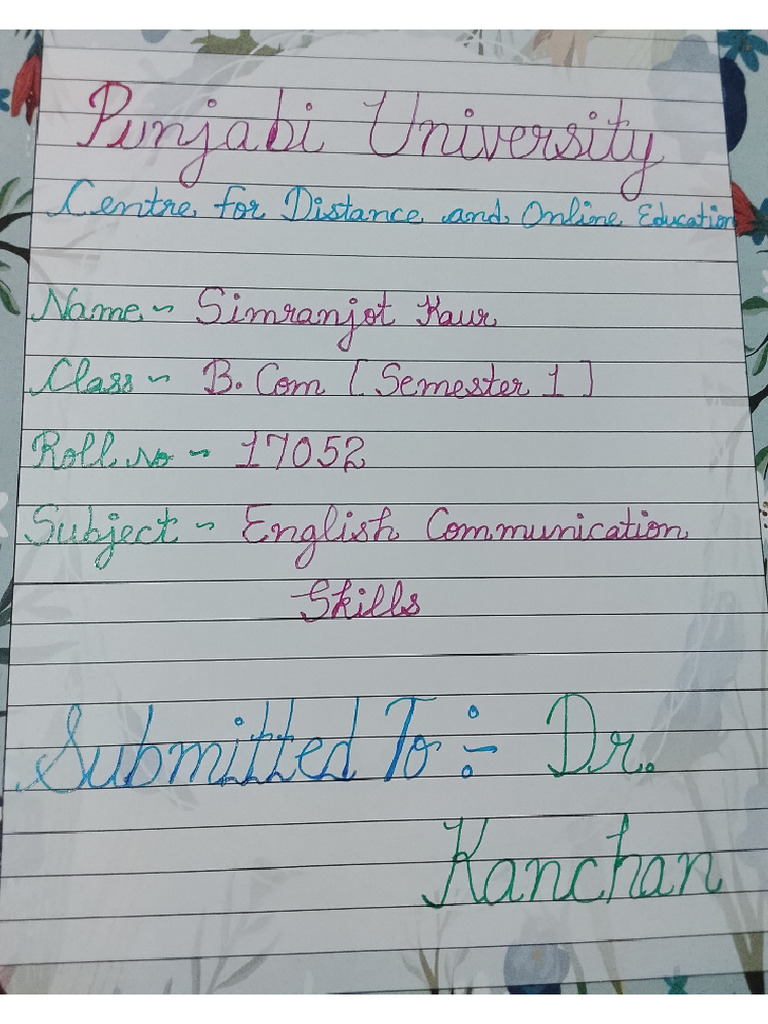 Simranjot Kaur 17052 | PDF