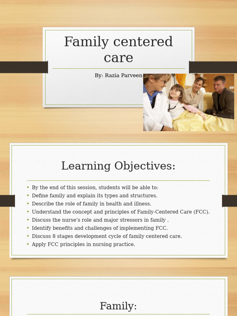 Family Centered Care | PDF | Mental Health | Family
