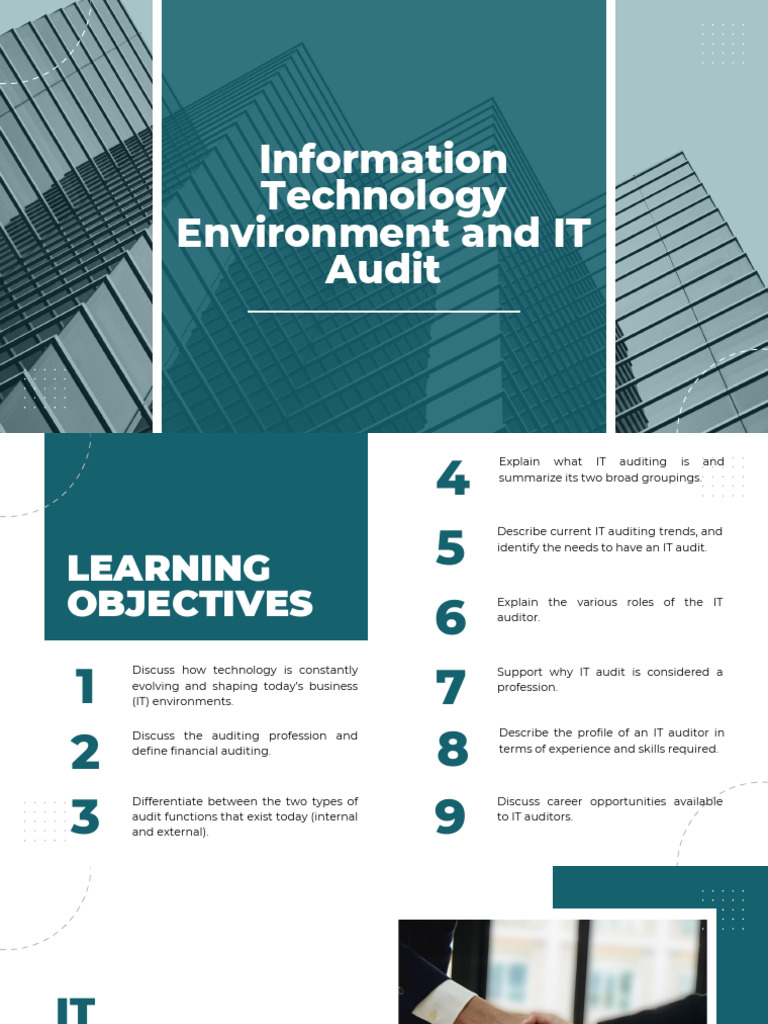 Information Technology Environment and IT Audit - Lesson 1 | PDF | Audit | Business