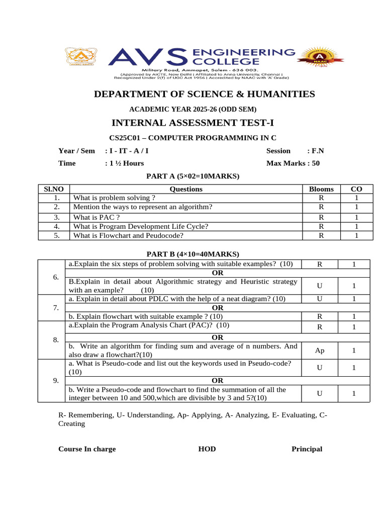 IAT -1 IT-A | PDF | Chess | Chess Theory