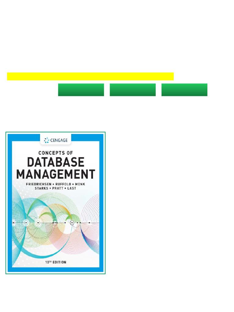 Concepts of Database Management 10th Edition Lisa Friedrichsen Lisa ...