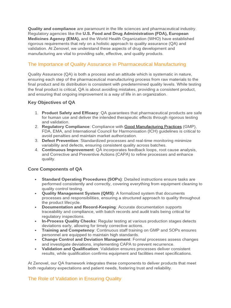 QA Validation | PDF | Quality Assurance | Verification And Validation