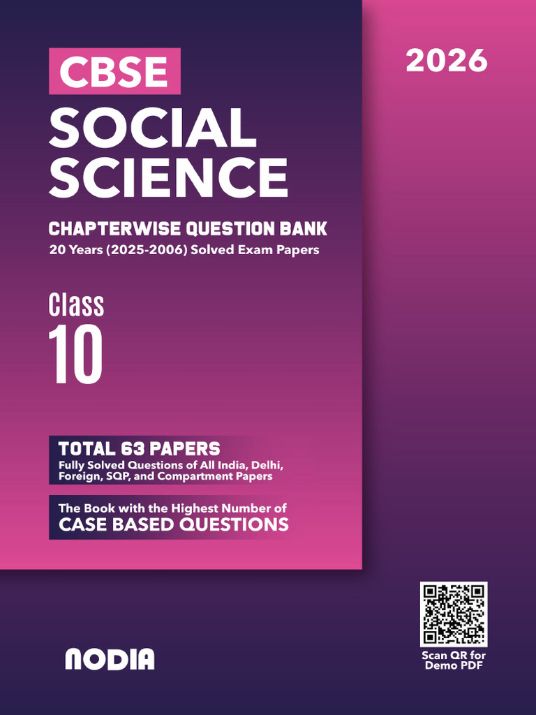 CBSE Class 10 Social Science Question Bank | PDF | Loans | Subsidy