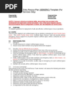 Rescue Plan Template | PDF | Safety | Emergency Management