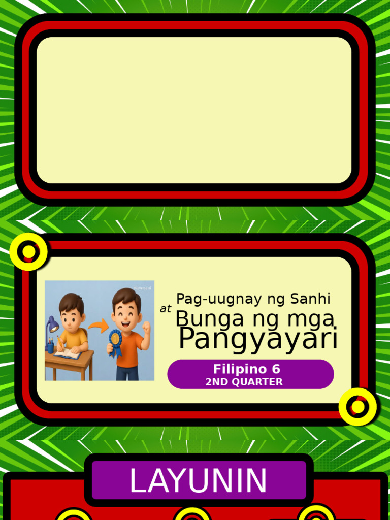 Pag-Uugnay NG Sanhi at Bunga NG Mga Pangyayari Edited Version - PPTX ...