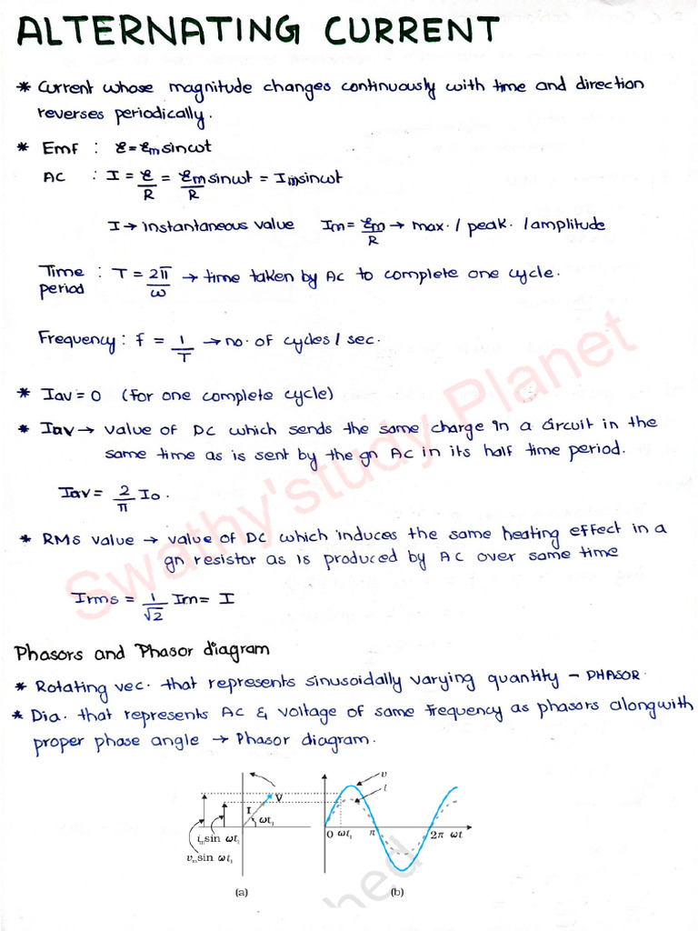 Alternating Current | PDF