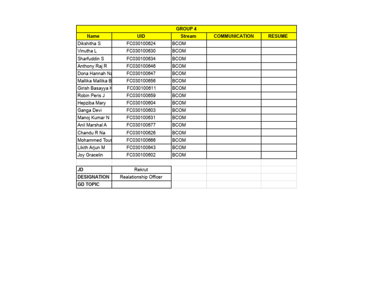 ST - Anthony's College - Internal Tracker - Group 4 | PDF