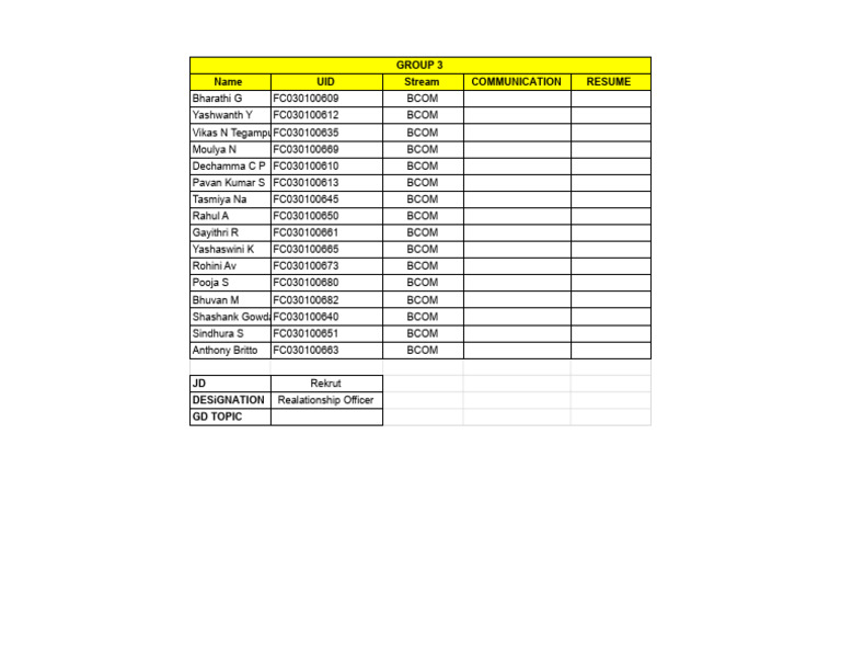 ST - Anthony's College - Internal Tracker - Group 3 | PDF