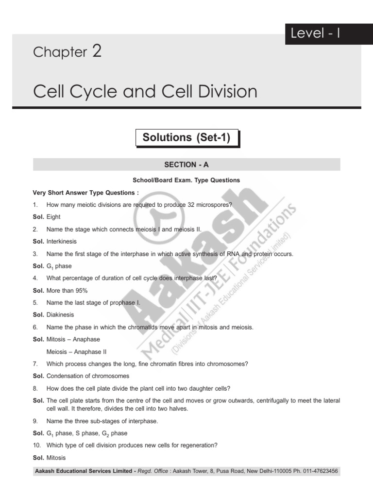 CLS Aipmt 19 20 XI Bot Study Package 1 Level 1 Chapter 2 | PDF ...