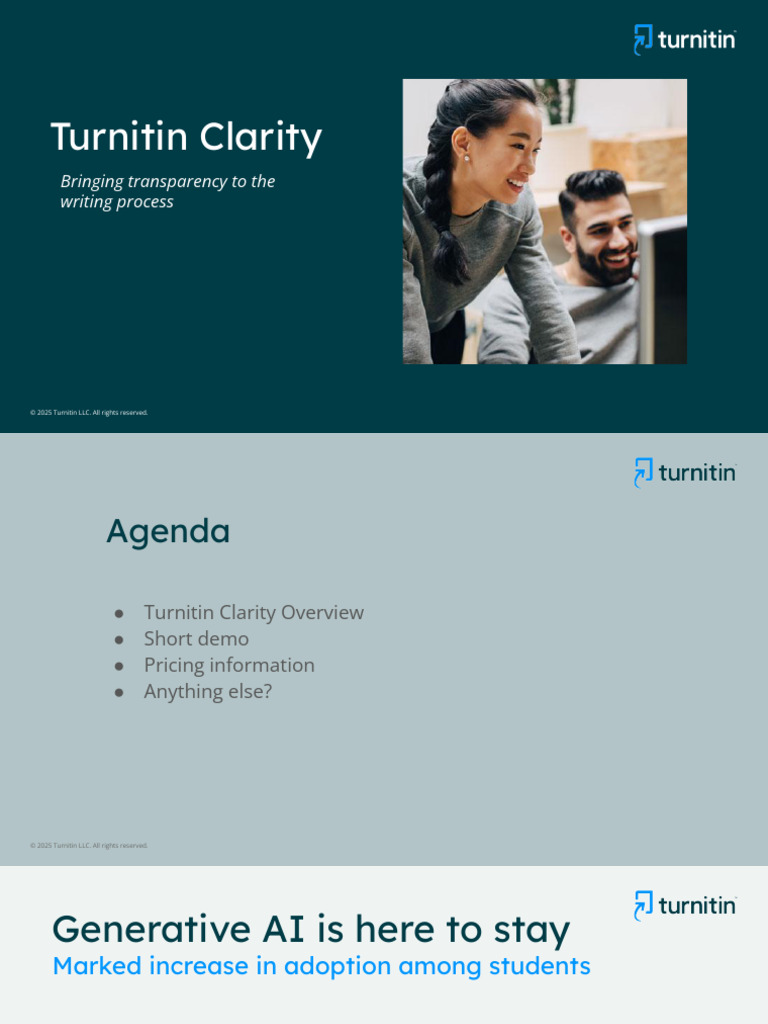 Turnitin Clarity Demo - Thornton Fractional | PDF | Turnitin | Computing