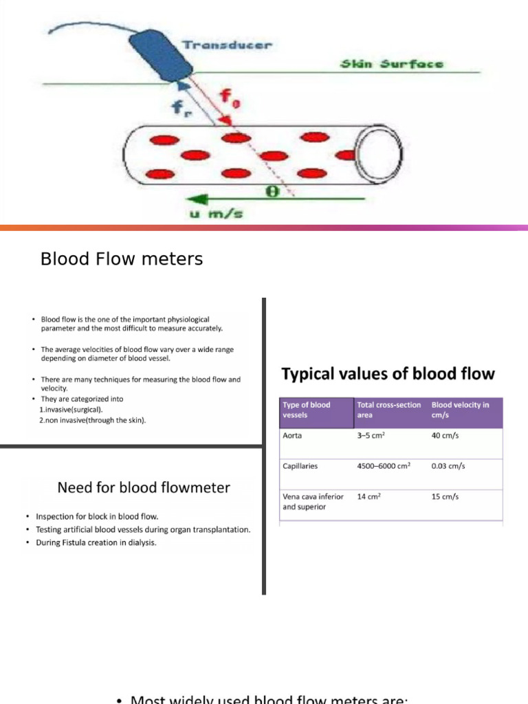 Blood Flow Meters | PDF