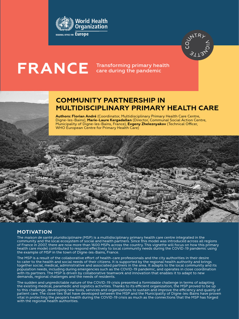 Primary Health Care France - Eng | PDF | Health Care | Medicine