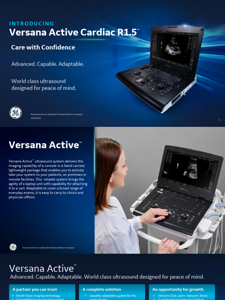 Versana Active Cardiac R1.5 - PC | PDF | Medical Ultrasound | Ultrasound