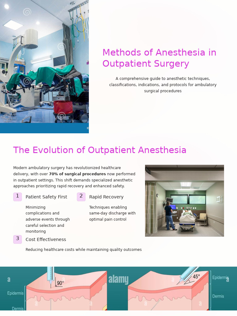 Methods of Anesthesia in Outpatient Surgery | PDF | Anesthesia | Surgery