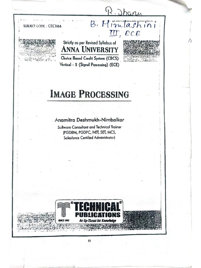 Image Processing | PDF