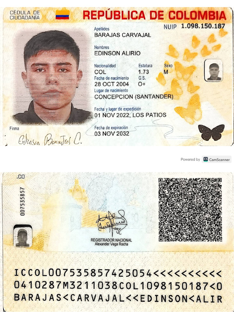 CC de Edinson Barajas | PDF