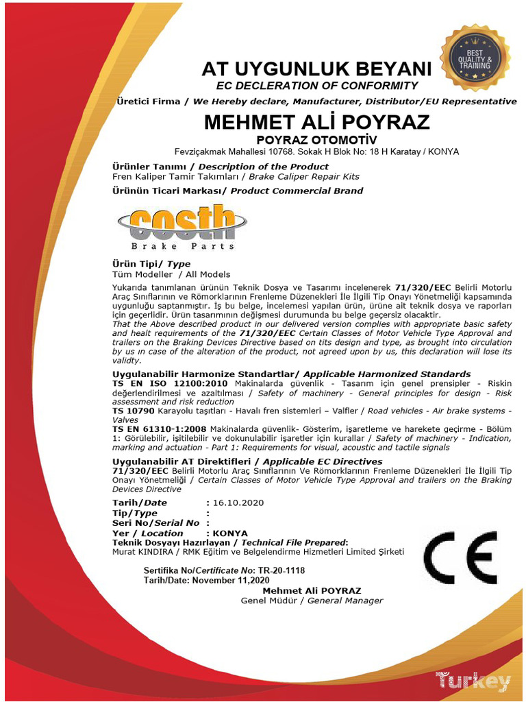 Poyraz CE | PDF