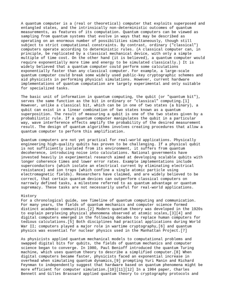 QC | PDF | Quantum Computing | Quantum Mechanics