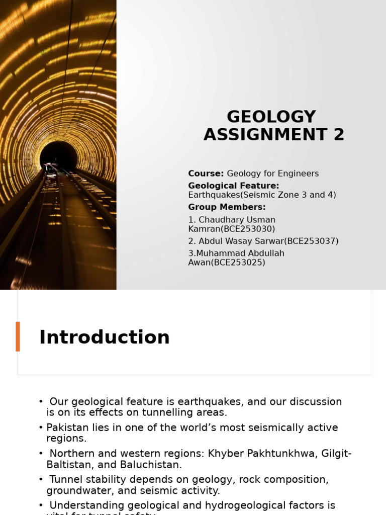 Geology Assignment 2 Presentation | PDF | Earthquakes | Geology