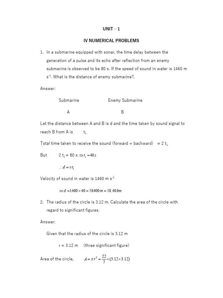 11th Physics Vol 1 Numerical Problems Solved13.07.2018 | PDF | Force ...