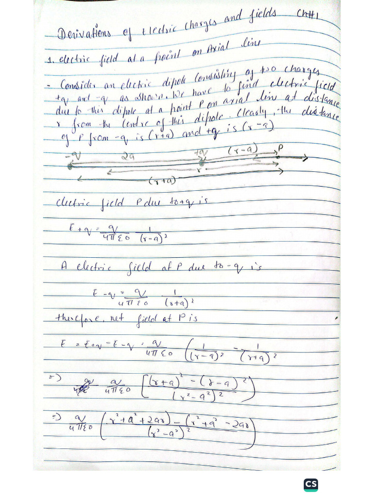 Derivation of Physics Chapter #1 | PDF