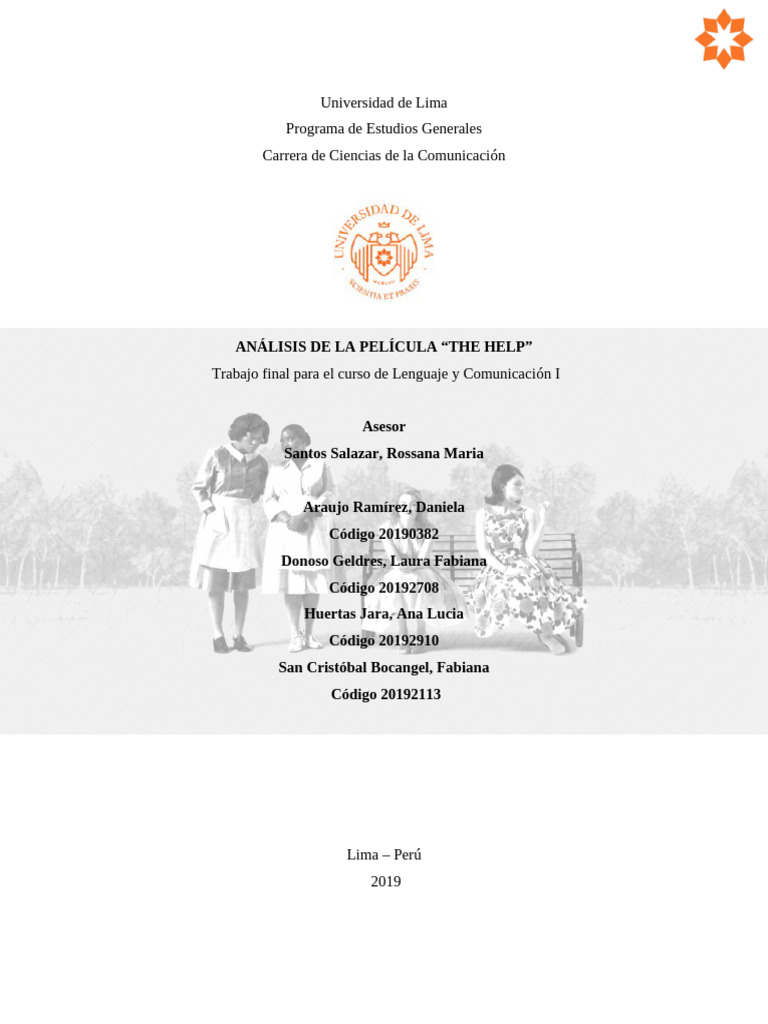 Análisis de La Película The Help | PDF