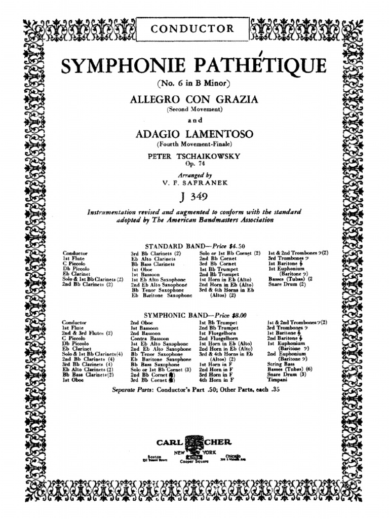 Pathetique Safranek BR SC | PDF