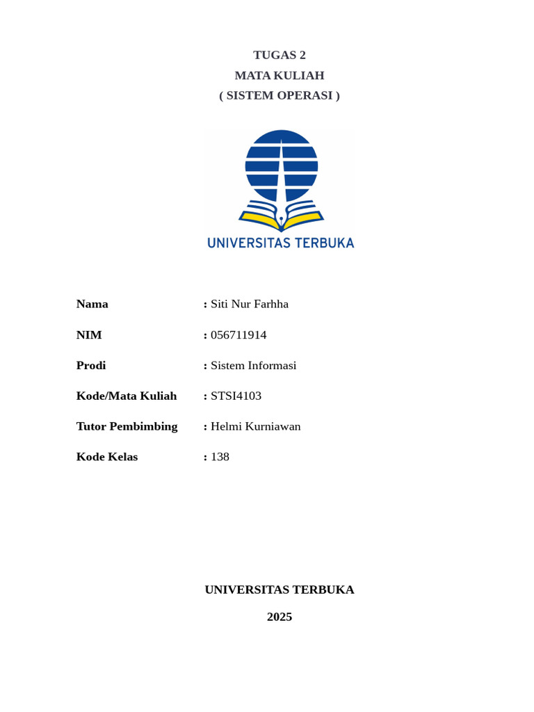 Analisis Algoritma Round Robin dalam Sistem Operasi | PDF