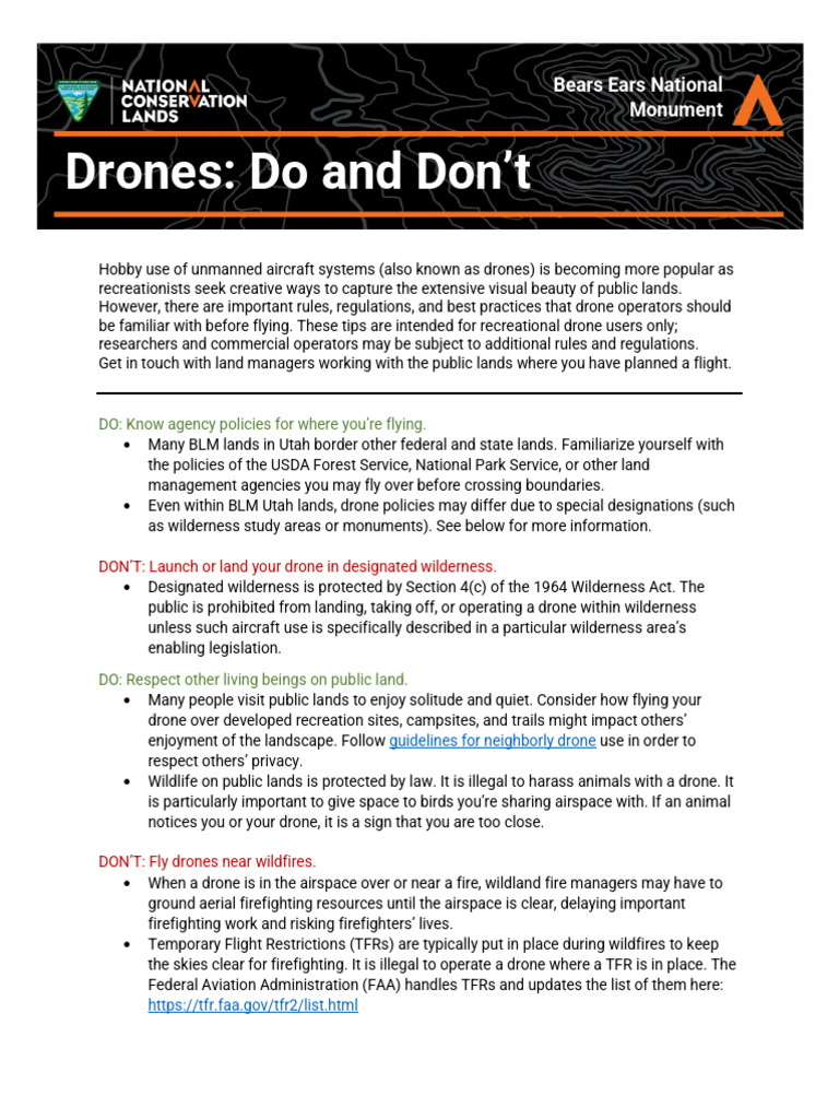 Drone Fact Sheet Final | PDF | Unmanned Aerial Vehicle | Federal ...
