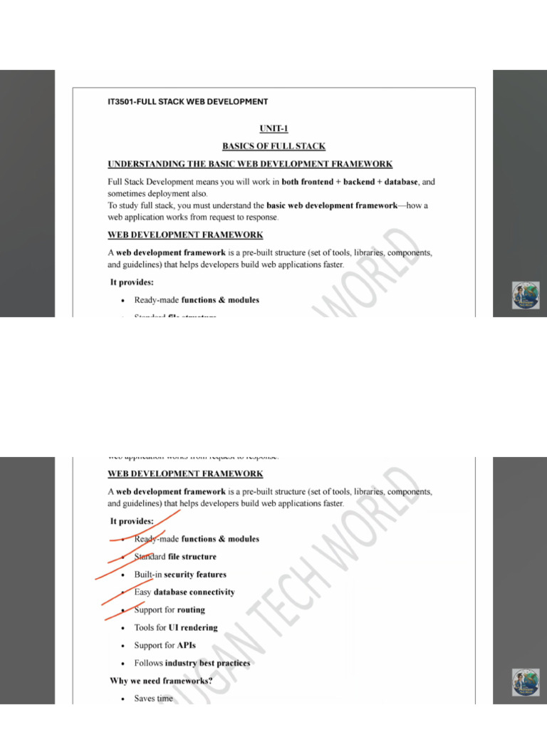 Unit 1 Full Stack | PDF