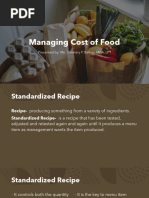 Standardized Recipe Guidelines and Example | PDF | Ounce | Foods