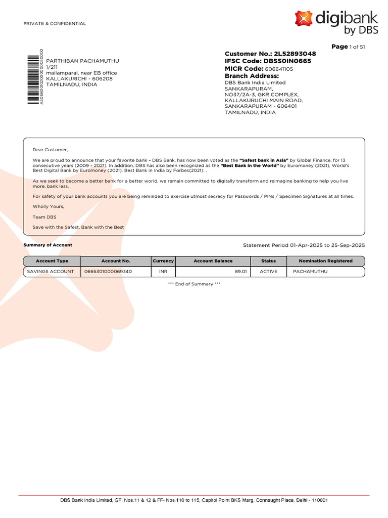 E Statement | PDF | Financial Services | Economies