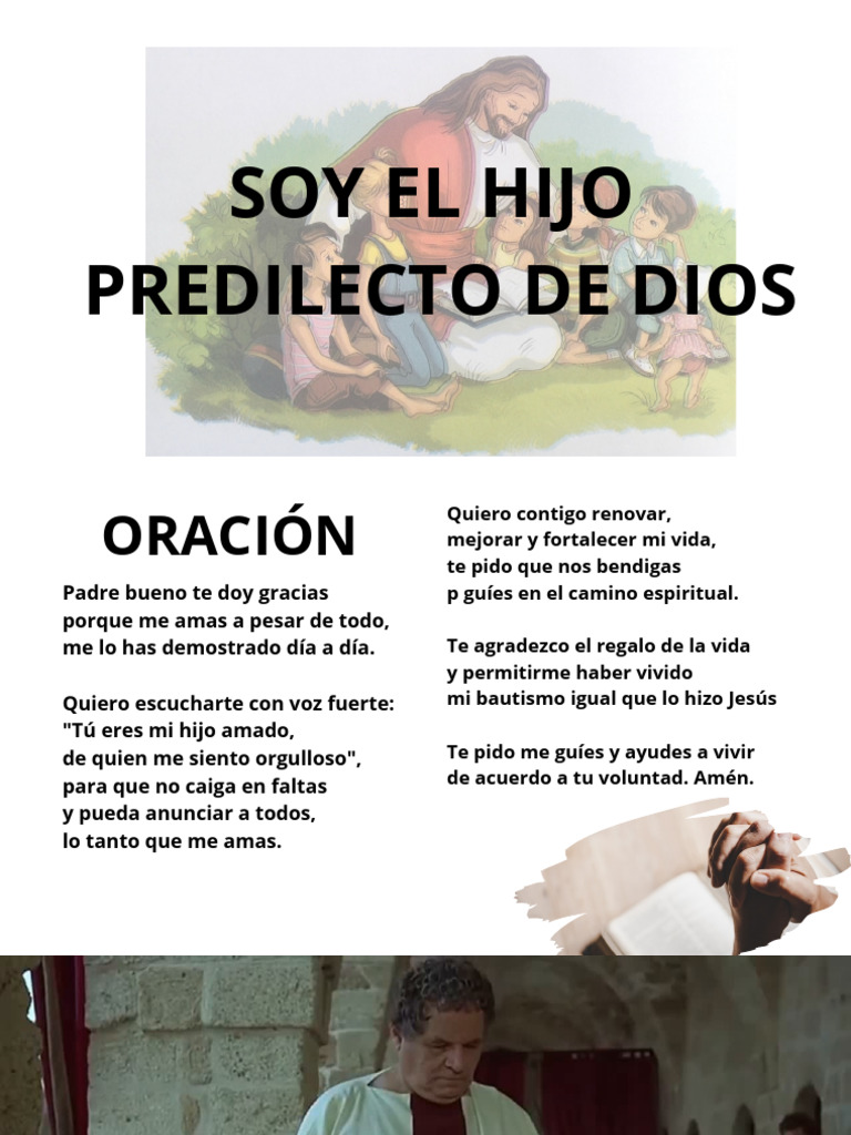 Soy El Hijo Predilecto de Dios - 20250301 - 121649 - 0000 | PDF