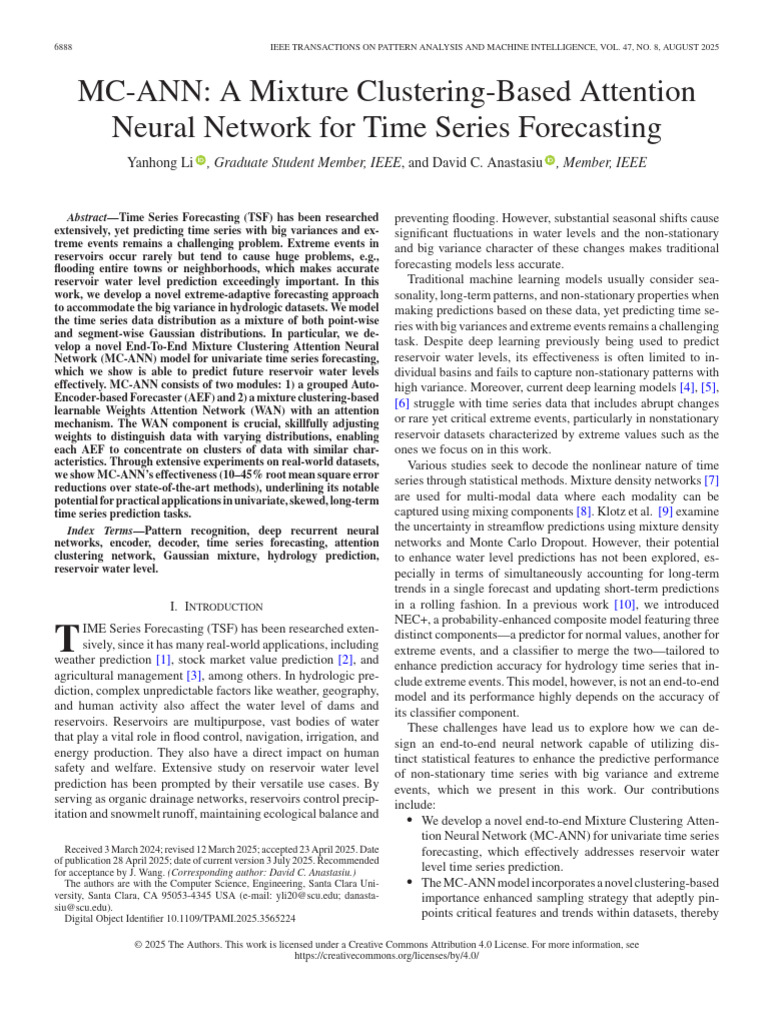 MC-ANN_A_Mixture_Clustering-Based_Attention_Neural_Network_for_Time_Series_Forecasting[1] | PDF ...