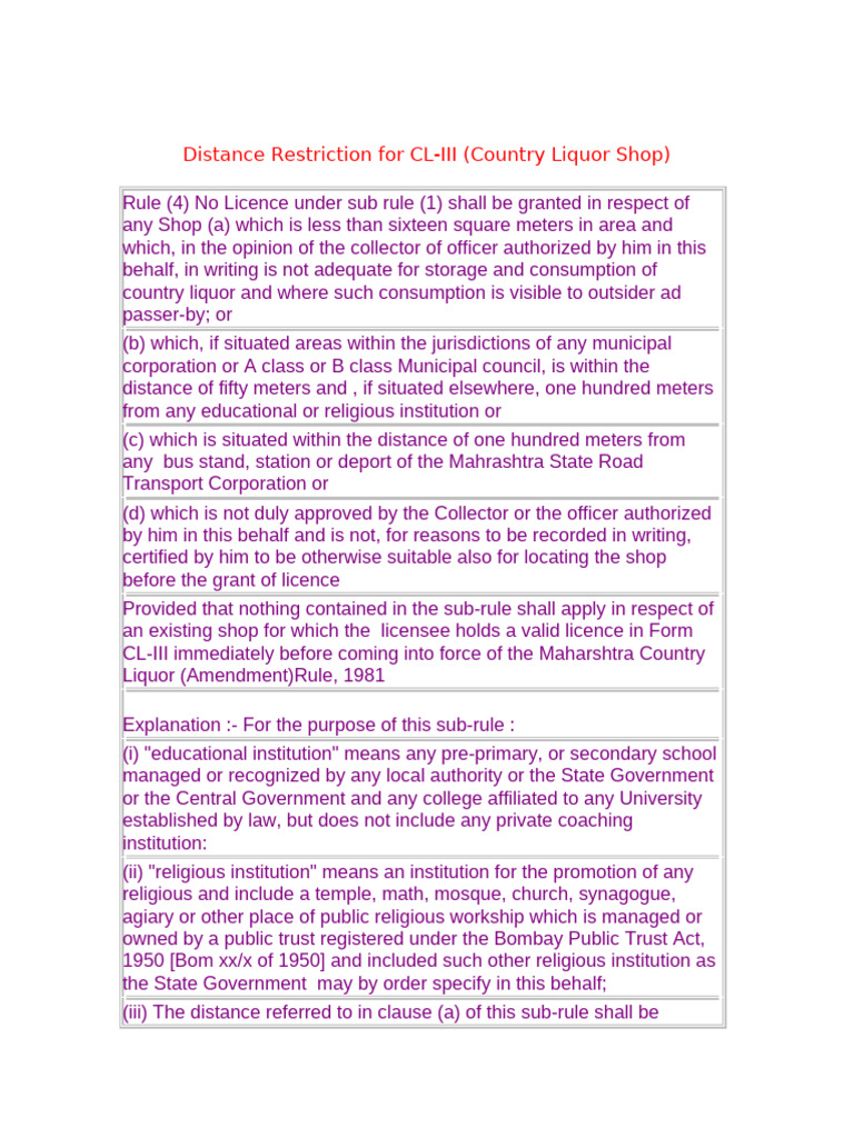 Distance Restriction For CL-3 | PDF | Justice | Crime & Violence