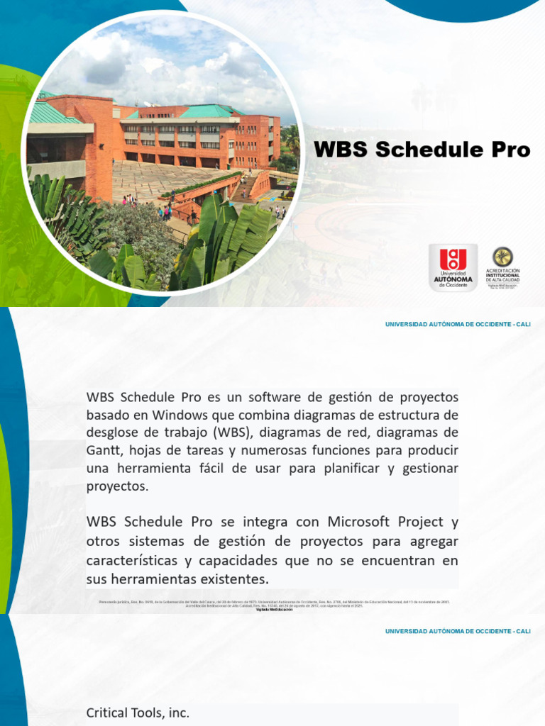 MODULO 1 - Actividad 1 - 1 WBS Shedule PRO Pg 10 | PDF