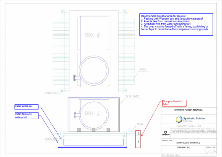 Scaffolding Foothold Sketch - DS&FR Review | PDF