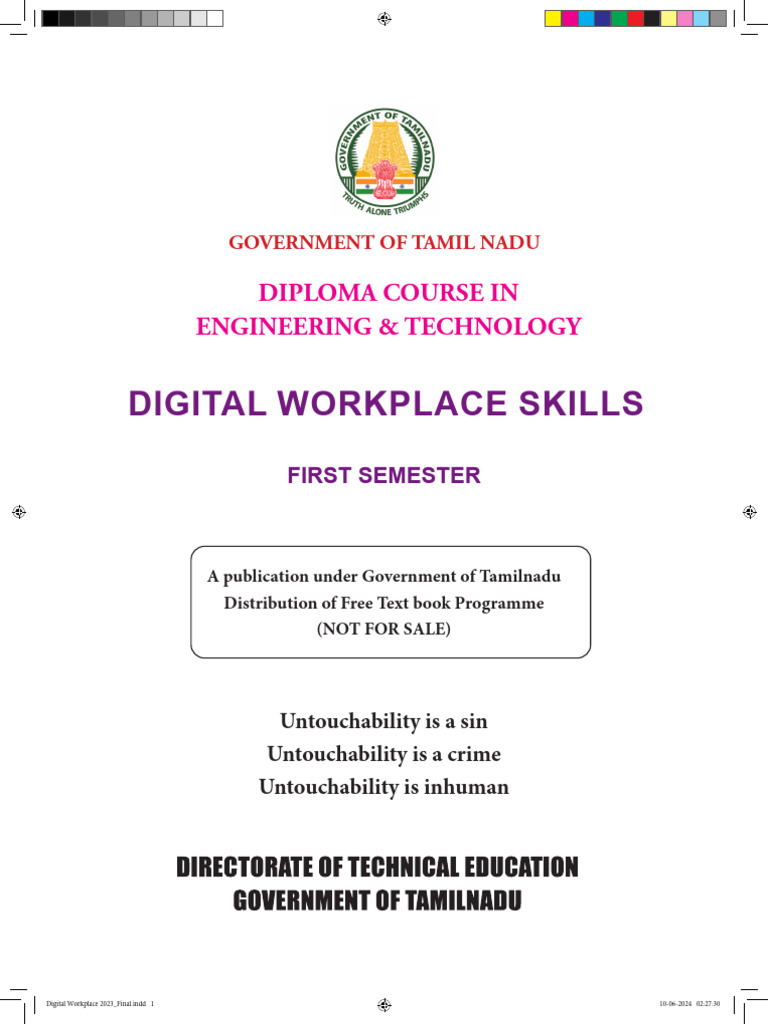 Digital Workplace Skills for Polytechnic Students | PDF | Computer Data ...