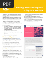 Bronze DofE Assessor's Report Template | PDF | Computing