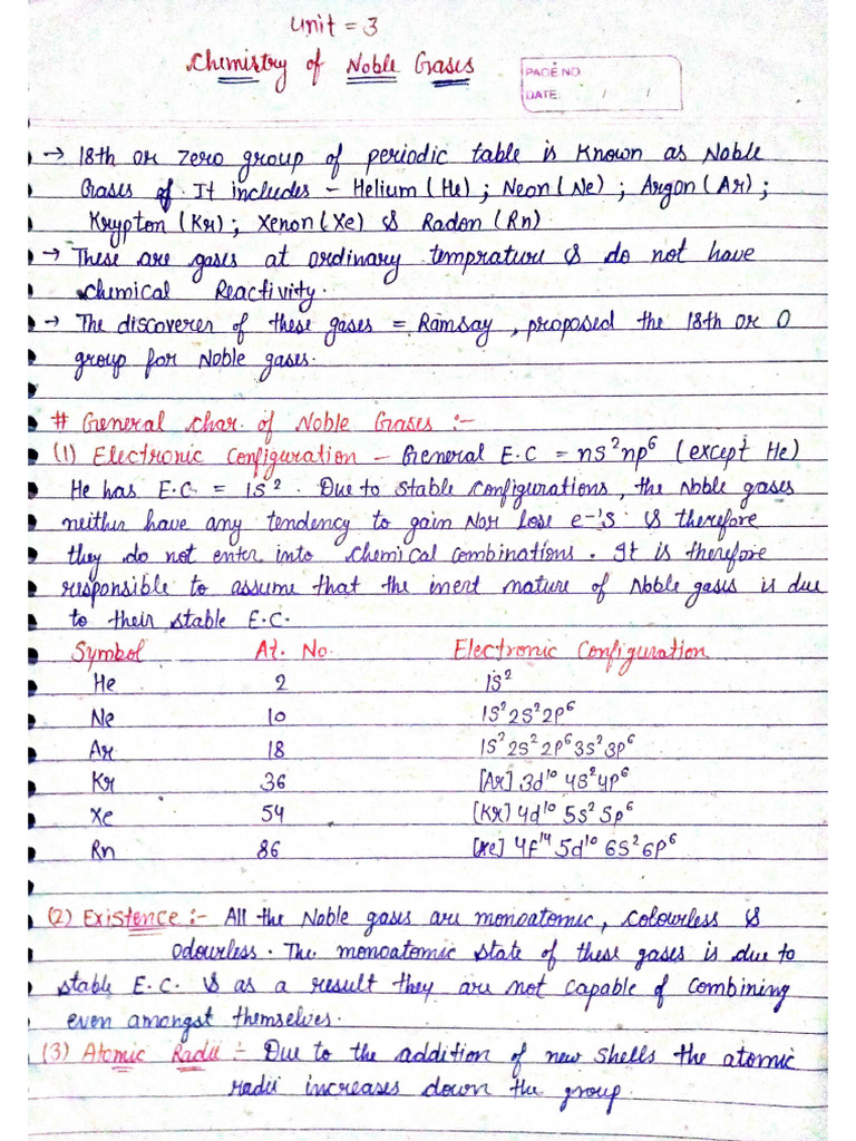 Unit 3 Chemistry 2 | PDF