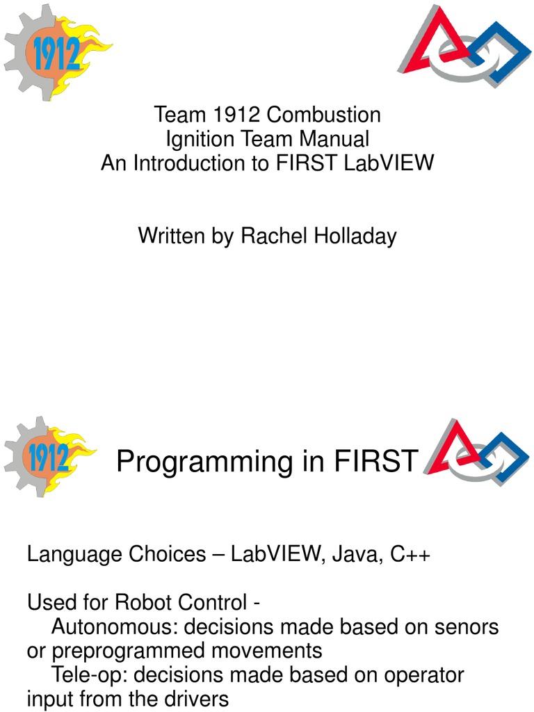 FRC labVIEW | PDF | Computing | Software