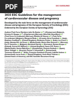 2025 ESC Guidelines on CVD in Pregnancy | PDF | Cardiovascular Diseases ...