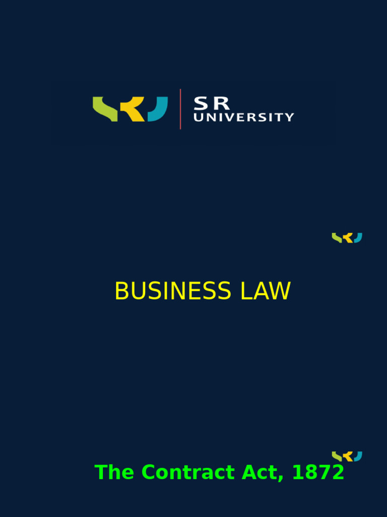 Valid Contract UNIT 5 | PDF | Common Law | Private Law
