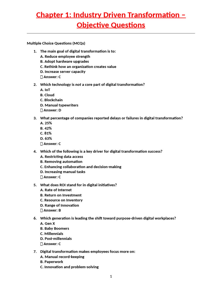 Mgmt e2-e3 Objective Questions | PDF | Motivation | Motivational